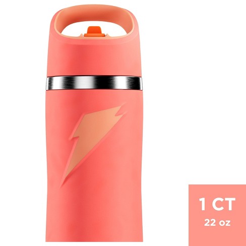 Gatorade 22oz Stainless Steel Twist Cap Water Bottle - Coral : Target