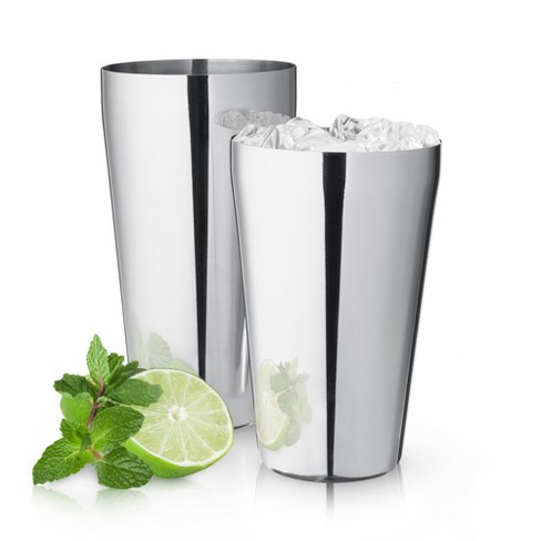 True Advance Boston Cocktail Shaker Set, Stainless Steel Boston Drink ...
