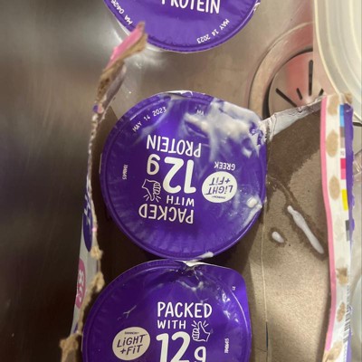 Light + Fit Nonfat Gluten-free Strawberry Cheesecake Greek Yogurt - 4ct ...