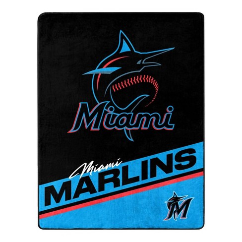 Mlb Miami Marlins 46"x60" Spirited Silk Touch Throw Blanket : Target