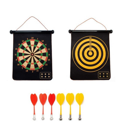 Gse Double-sided Magnetic Wall-mounted Target & Bull Eye Dart Board ...