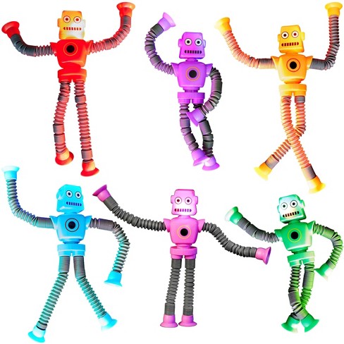 Playbees Led Telescopic Suction Cup Robot Toys: Creative Playtime With ...