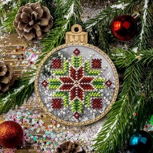 Wonderland Crafts Set for embroidery with beads on a plastic base FLPL ...