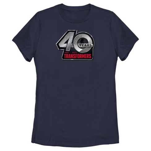 Women's Transformers 40 Years Logo T-shirt : Target