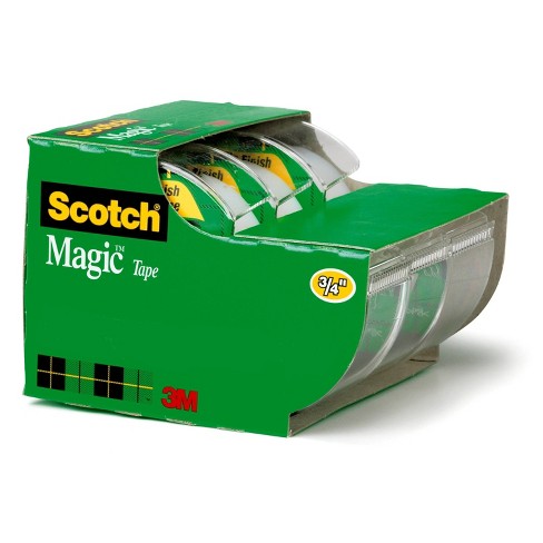 Scotch 3pk Magic Tape 3/4" X 350" : Target
