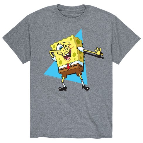 Men's Spongebob Squarepants Spongebob Dab Short Sleeve Graphic T-shirt ...