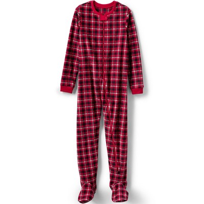 Lands' End Kids Footed Fleece Sleeper : Target