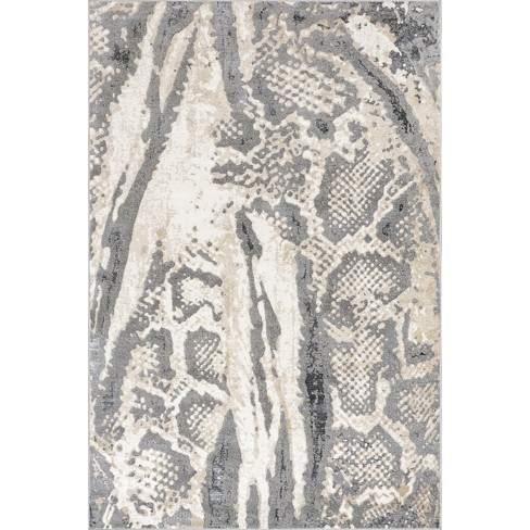 Nuloom Tilda Modern Snake Area Rug, 5' X 8', Beige : Target