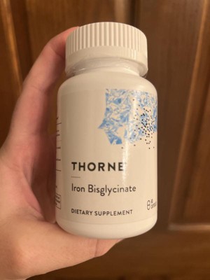Thorne Iron Bisglycinate - 25 Mg - Optimal Absorption - Support Red ...