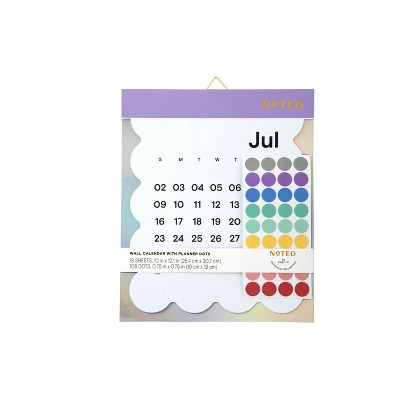 U Brands Undated 18-month Desktop Calendar 17"x12" Mottled Dye : Target