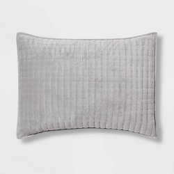 Channel Stitch Velvet Quilt Sham - Threshold™ : Target