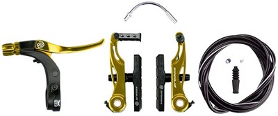 Promax P-1/click V-point Linear Pull Brake Kit- 85mm, Gold : Target