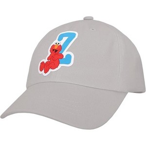 Sesame Street Elmo Kids Toddler Cap with Initial (Z) Grey, Toddler Boys ...