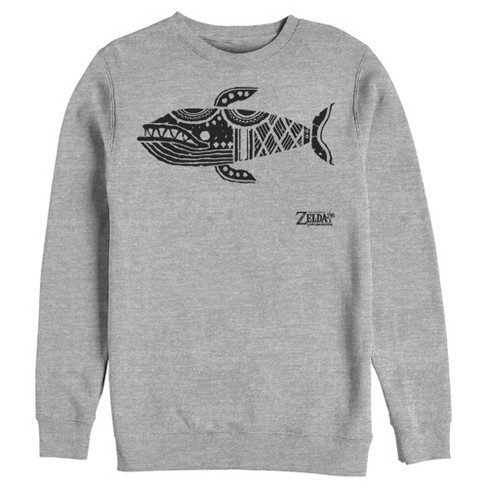 Men's Nintendo Legend Of Zelda Link's Awakening Whale Hieroglyphic ...