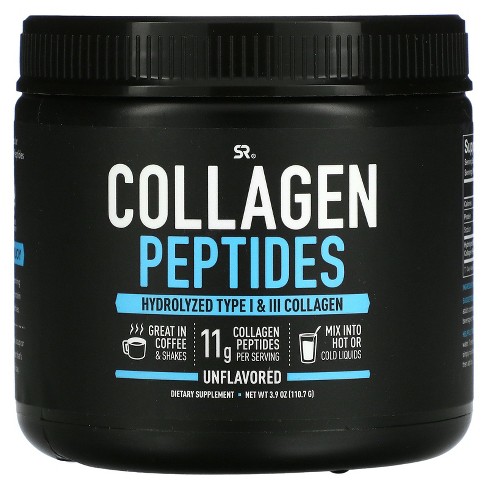 Sports Research Collagen Peptides, Hydrolyzed Type I & Iii Collagen ...
