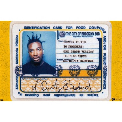 Trends International Ol' Dirty Bastard - Identification Card Unframed ...