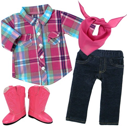 Sophia’s Doll Blouse, Jeggings, Bandana, And Boots For 18" Dolls : Target