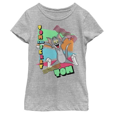Girl's Tom and Jerry Just Retro Tom T-Shirt : Target