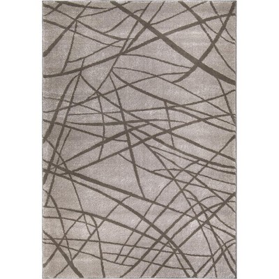 Orian Rugs Illusions Branches Cloud Gray (5'3" X 7'6")" : Target