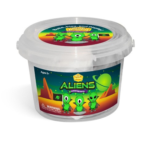Build Buddiez Moldable Putty Craft Kits - Alien (6-pack) : Target