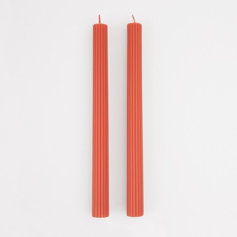 Meri Meri Tomato Red Table Candles (pack Of 2) : Target