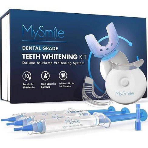 Mysmile Teeth Whitening Kit With Led Light, 10 Min Fast Teeth Whitener ...