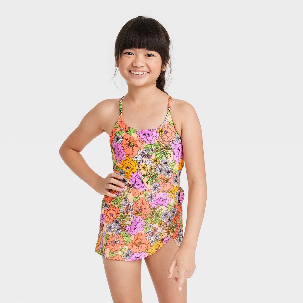 UPC 196761141424 - Girls' 2pc Bold Blooms Swimwear Set - Cat & Jack™ M ...