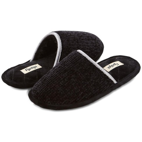 Floopi Women's Victoria Chenille Scuff Slippers : Target