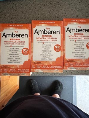 Amberen Menopause Relief Dietary Supplement Capsules - 60ct : Target