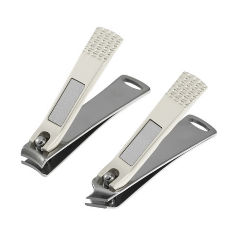 Unique Bargains Stainless Steel Nail Cutter Set For Men And Women Gray ...