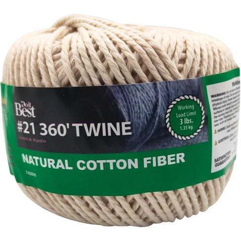 Do It Best #21 X 360 Ft. Natural Cotton Twine 740899 : Target
