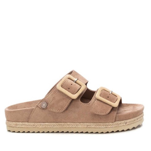 Refresh Shoes Women's Double Strap Flat Sandals , Taupe, 8 : Target