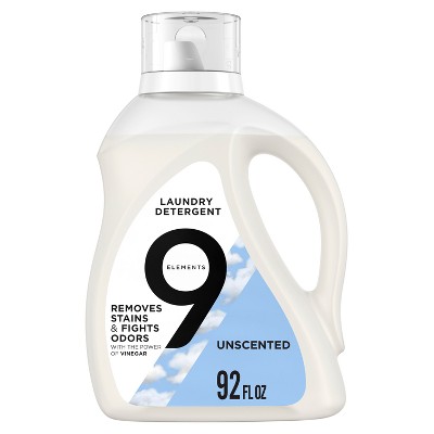 9 Elements Liquid Laundry Detergent - Eucalyptus - 92 Fl Oz : Target