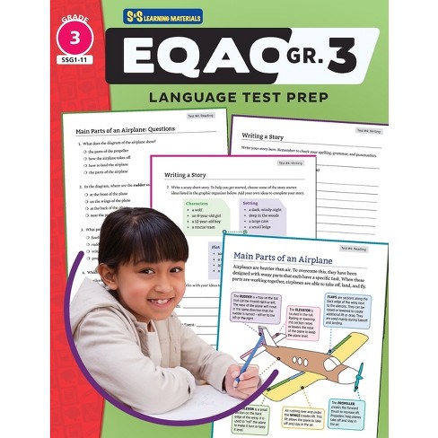 Eqao Grade 3 Language Test Prep Guide - (eqao Test Prep) By Ruth Solski ...