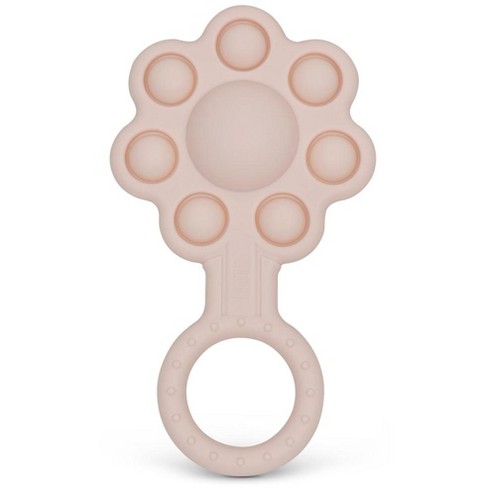 Silicone Baby Pop-it Flower Rattle - Engage Your Baby's Senses With ...