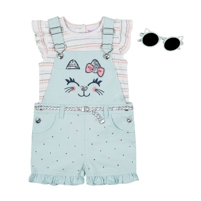 Little Lass Infant Girls 2 Piece Shortall Set : Target