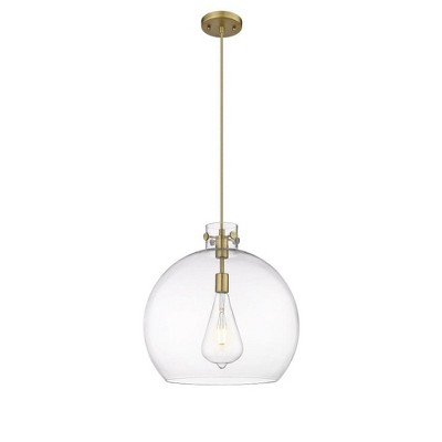 Innovations Lighting Newton Sphere 1 - Light Pendant In Brushed Brass ...