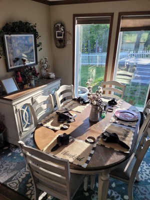 Realyn Oval Extendable Dining Table Chipped - Signature Design By ...