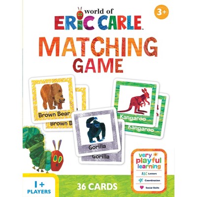 Masterpieces World Of Eric Carle Matching Travel Card Game For Kids ...
