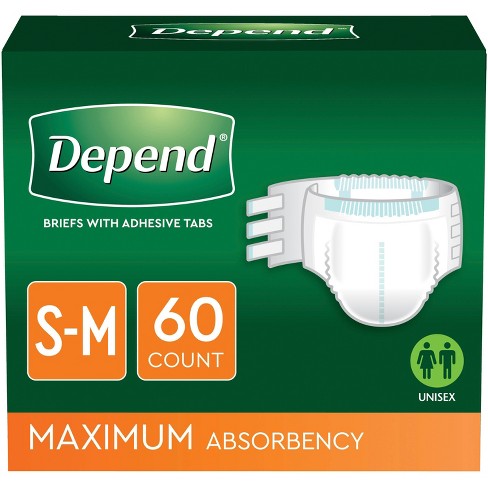 Depend Unisex Incontinence Protection With Tabs Underwear - Maximum ...