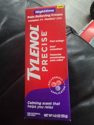 Tylenol Topical Analgesic Night-Time Pain Relieving Cream - 4 fl oz ...