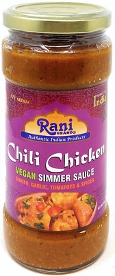 Chili Chicken Vegan Simmer Sauce 14oz (400g) - Rani Brand Authentic ...