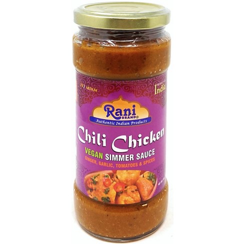 Chili Chicken Vegan Simmer Sauce 14oz (400g) - Rani Brand Authentic ...