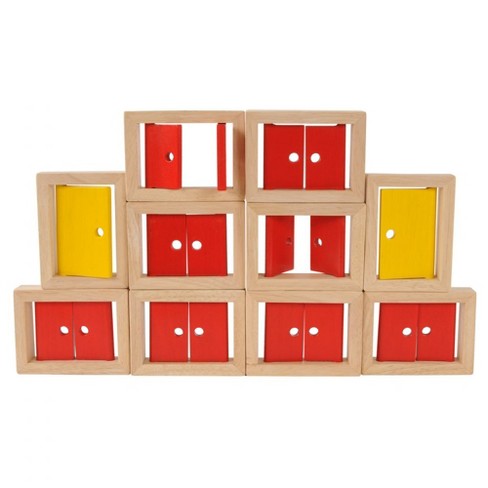 Marvel Education Company Wooden Doors And Windows - 10 Pcs : Target