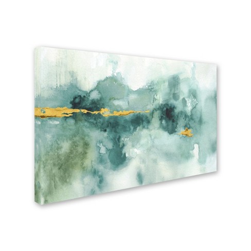 Lisa Audit 'my Greenhouse Abstract I Crop Blue' Canvas Art-30x47 : Target