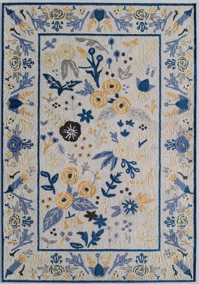 Rugs America Hanna Va35c Royal Blossom Pink Onyx Floral Transitional ...