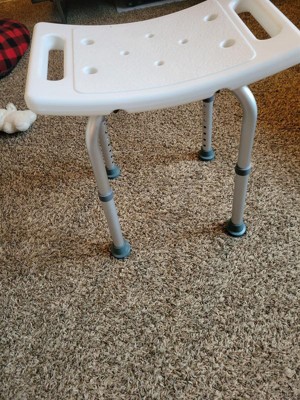 Shower Bench With 8 Adjustable Heights, Portable, Anti Slip ...