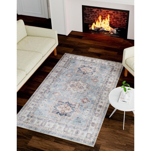 Unique Loom 2' 0 X 3' 1 Ruth Timeless Soft Green Rectangle Area Rug ...