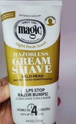 Magic Razorless Shaving Cream For Hair Removal, Bald Head Maintenance ...