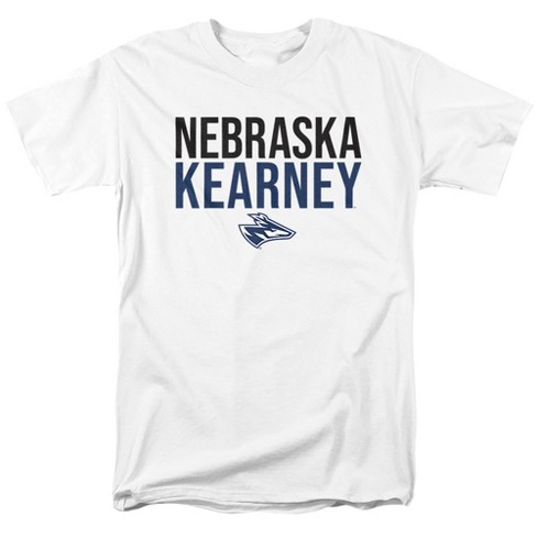University Of Nebraska At Kearney Official Stacked Adult T-shirt, White ...